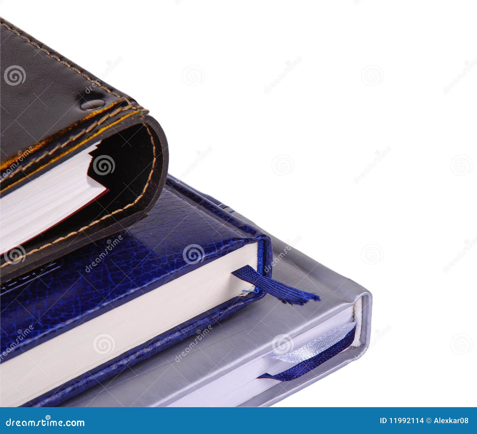 Three notebooks stock photo. Image of rough, business - 11992114