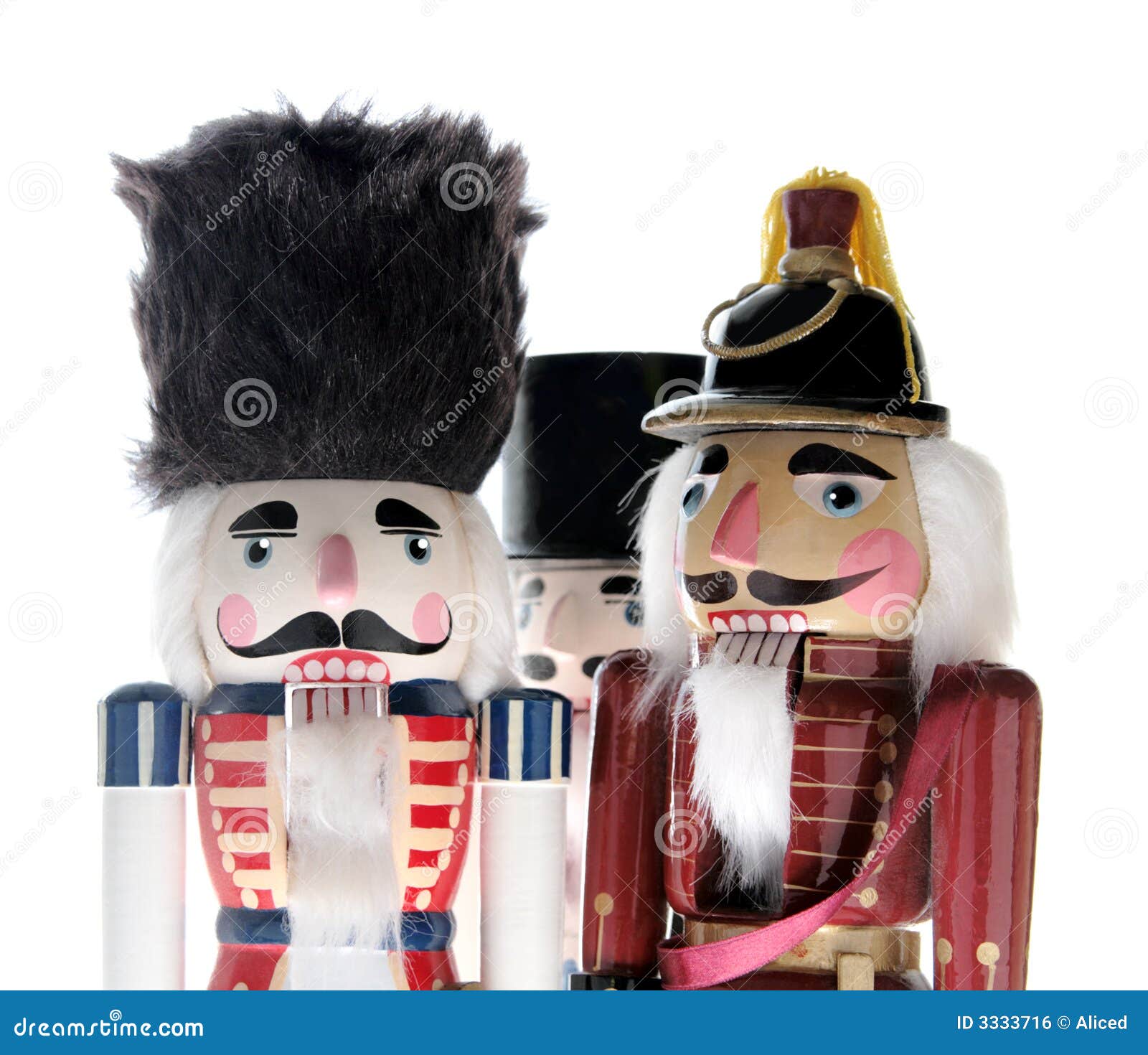 Three nutcrackers stock photo. Image of suite, uniforms - 3333716