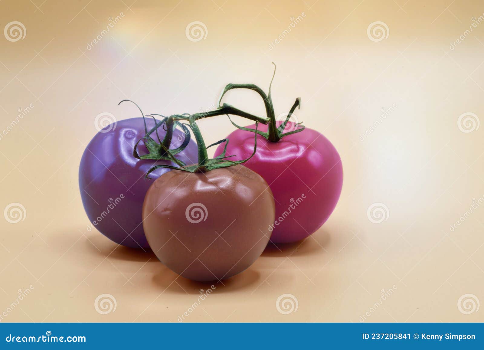 Three odd colored tomatoes stock image. Image of fruit - 237205841