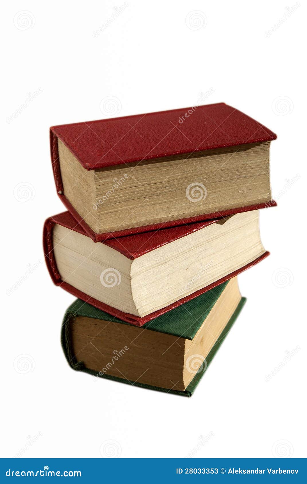 Three old books stock image. Image of stack, paper, white - 28033353