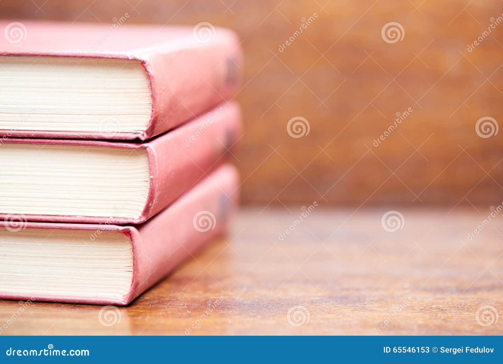 Three Old Books on the Table Stock Image - Image of layout, research ...