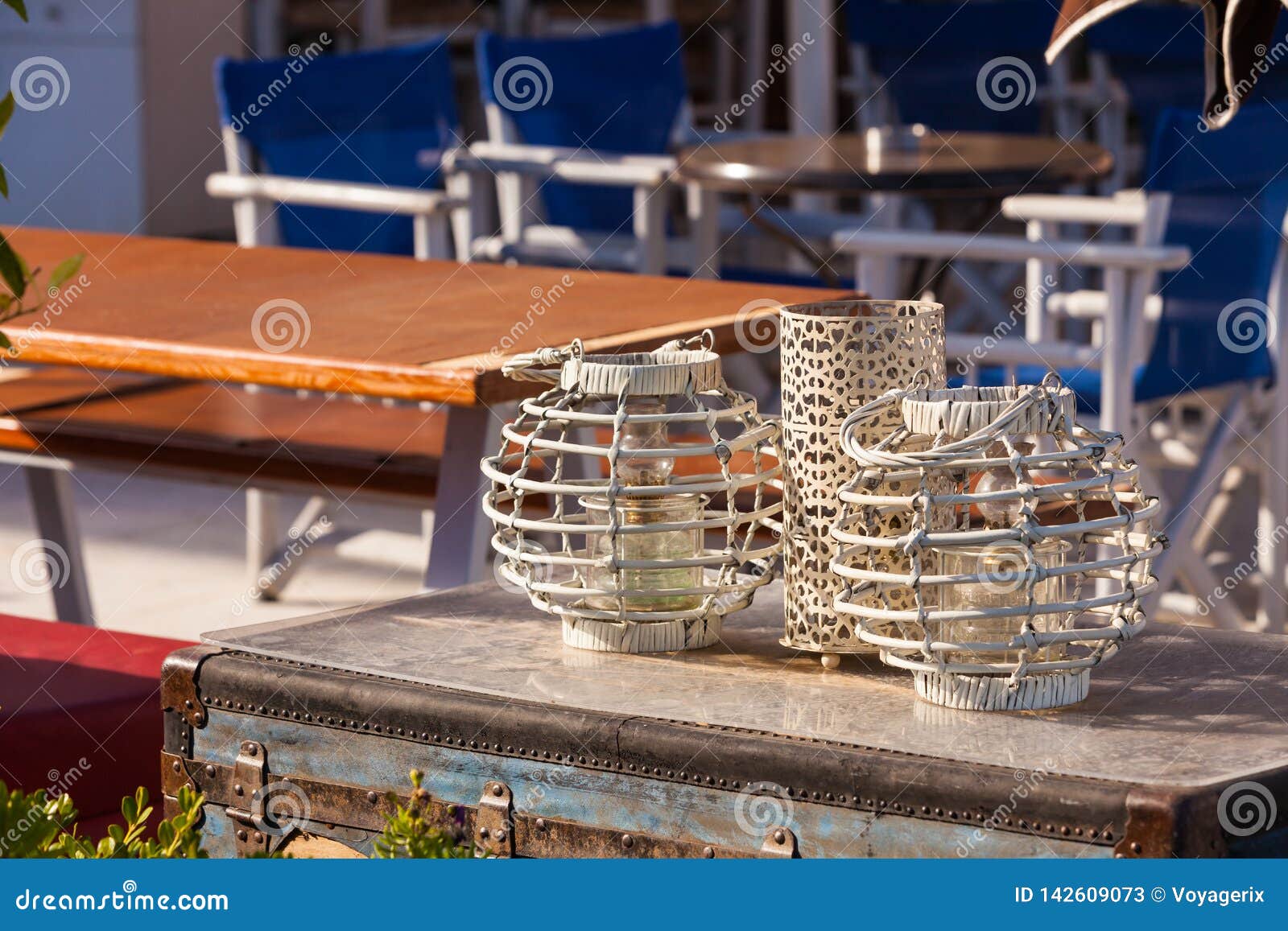 Wicker made candle boxes stock image. Image of light - 142609073