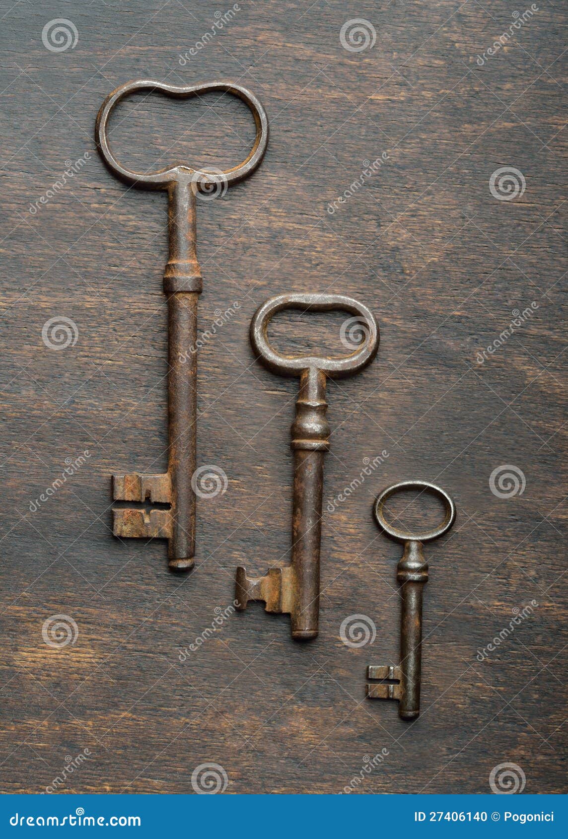 Three old keys stock photo. Image of problem, dark, metal - 27406140