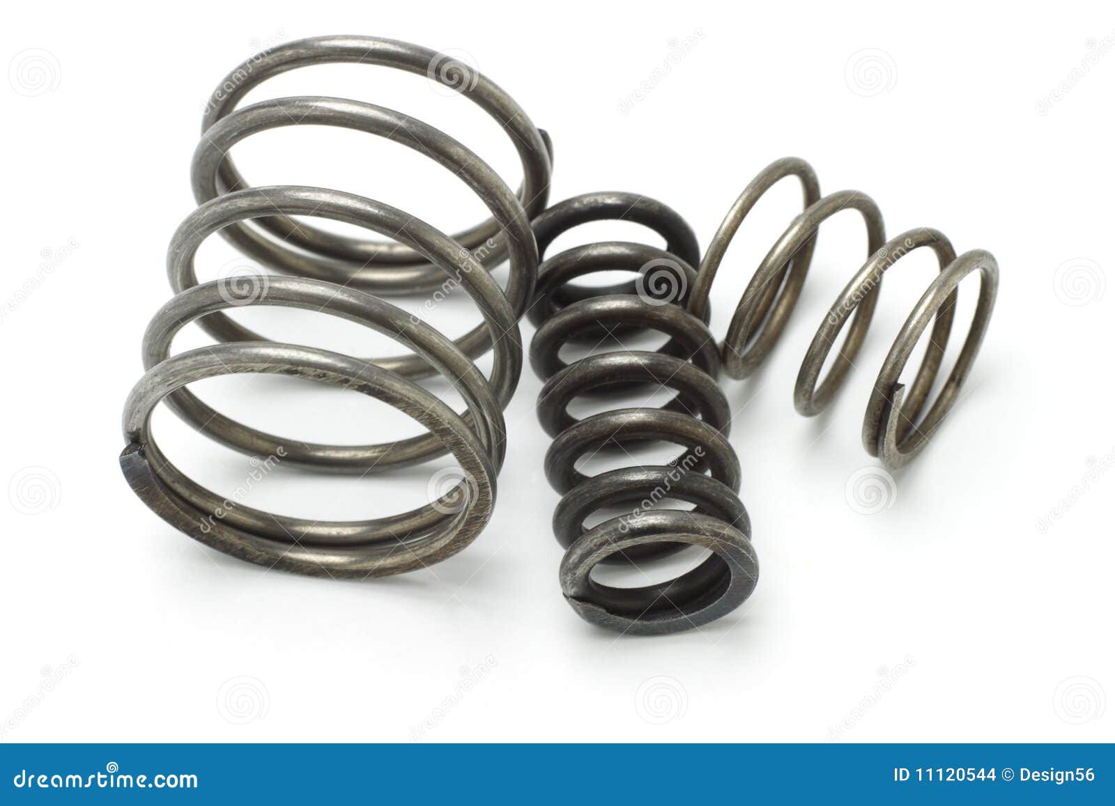 Three old metal springs stock photo. Image of industry - 11120544
