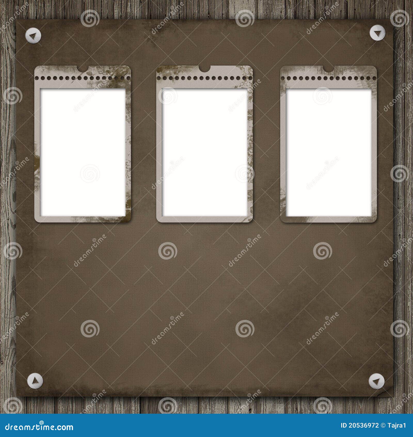 Three Old paper frame stock illustration. Illustration of abstract ...