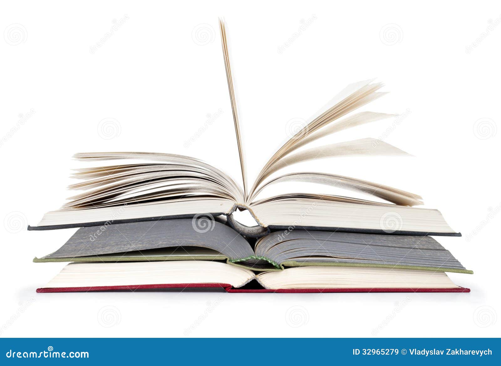 Three Open Book stock image. Image of hardcover, concepts - 32965279
