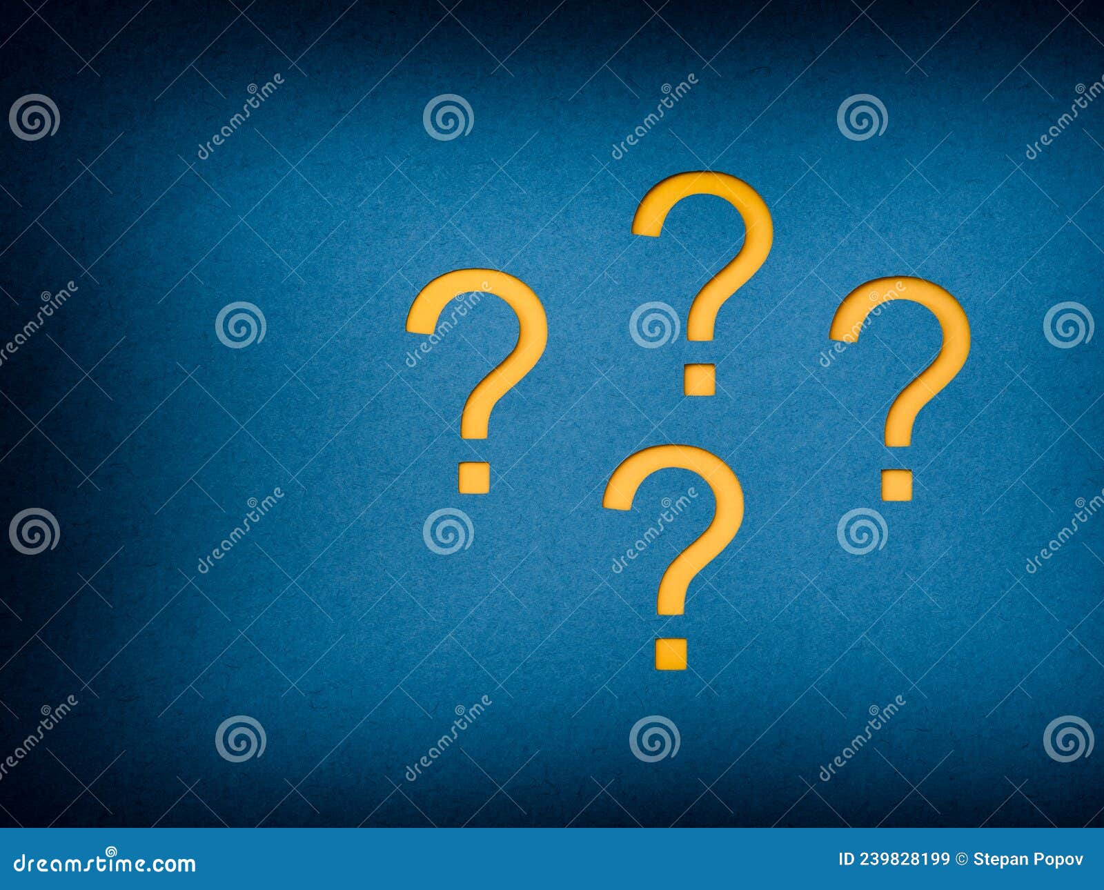 Orange Question Mark On Green Background Stock Photography ...