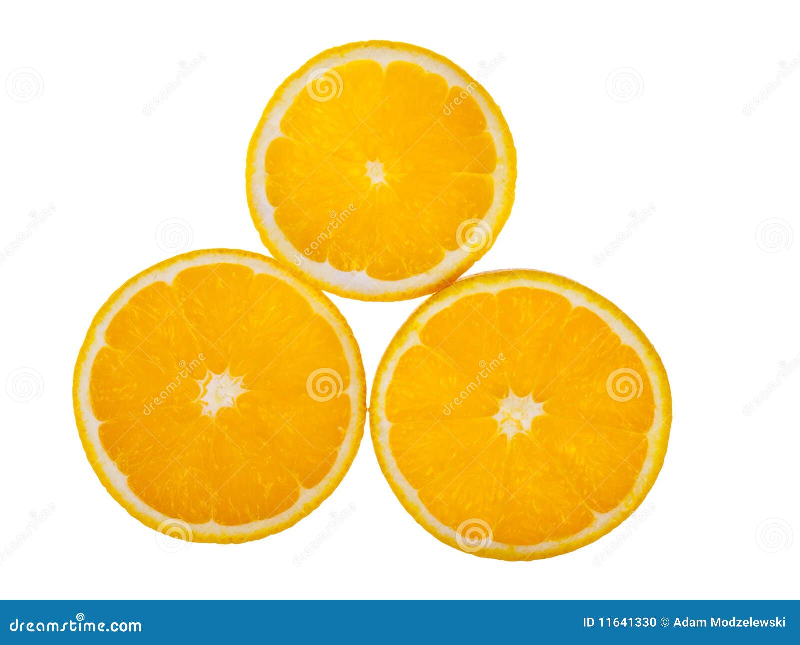 Three oranges pieces stock photo. Image of peel, cloves - 11641330