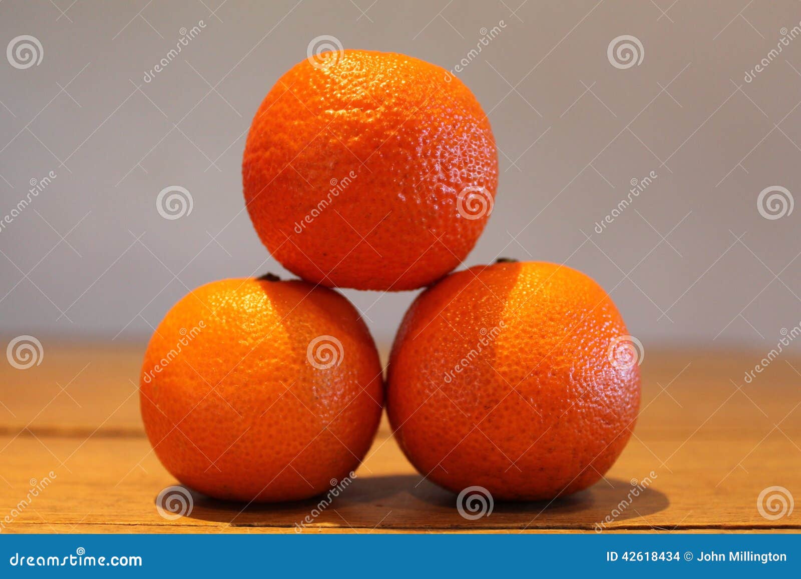 Three Oranges In Various Stages Of Decomposing. Illustrating ...