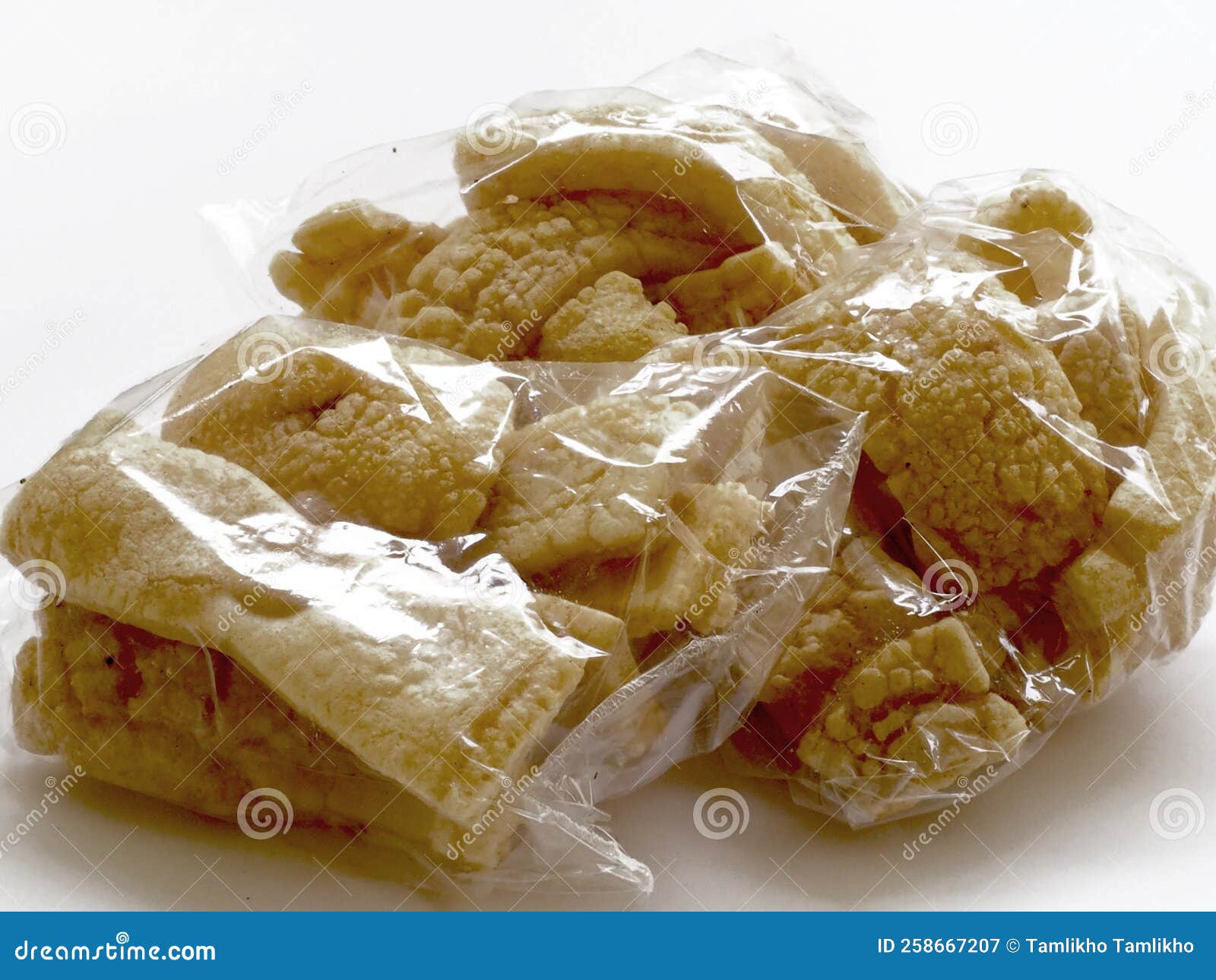Three Packs of Crackers in White Background Stock Image - Image of ...
