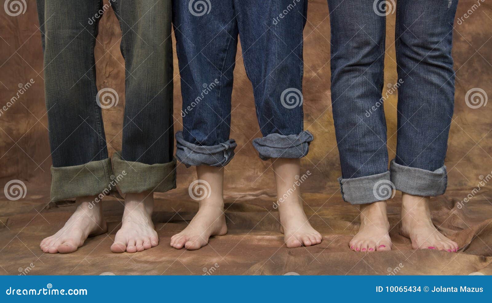 Three pairs of feet stock photo. Image of cute, enjoyment - 10065434