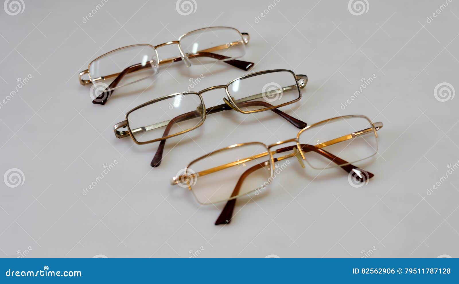 Three pairs of glasses stock photo. Image of colored - 82562906