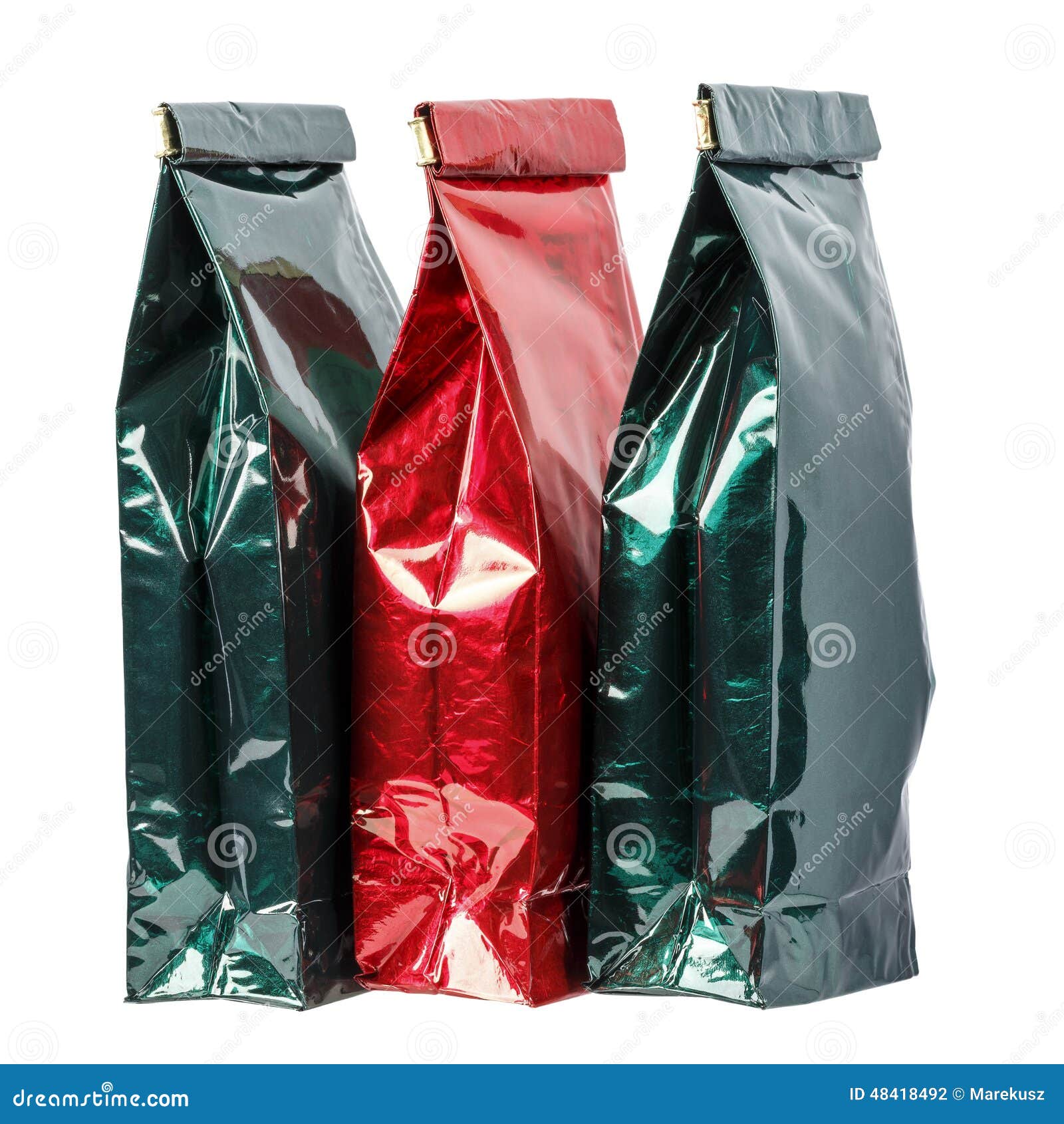 Three paper bags stock photo. Image of empty, shop, package - 48418492