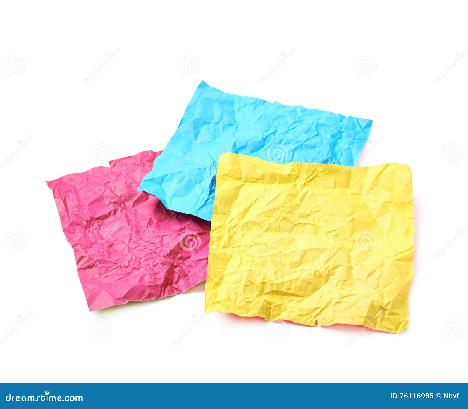 Three Paper Sheets Isolated Stock Image - Image of education, macro ...