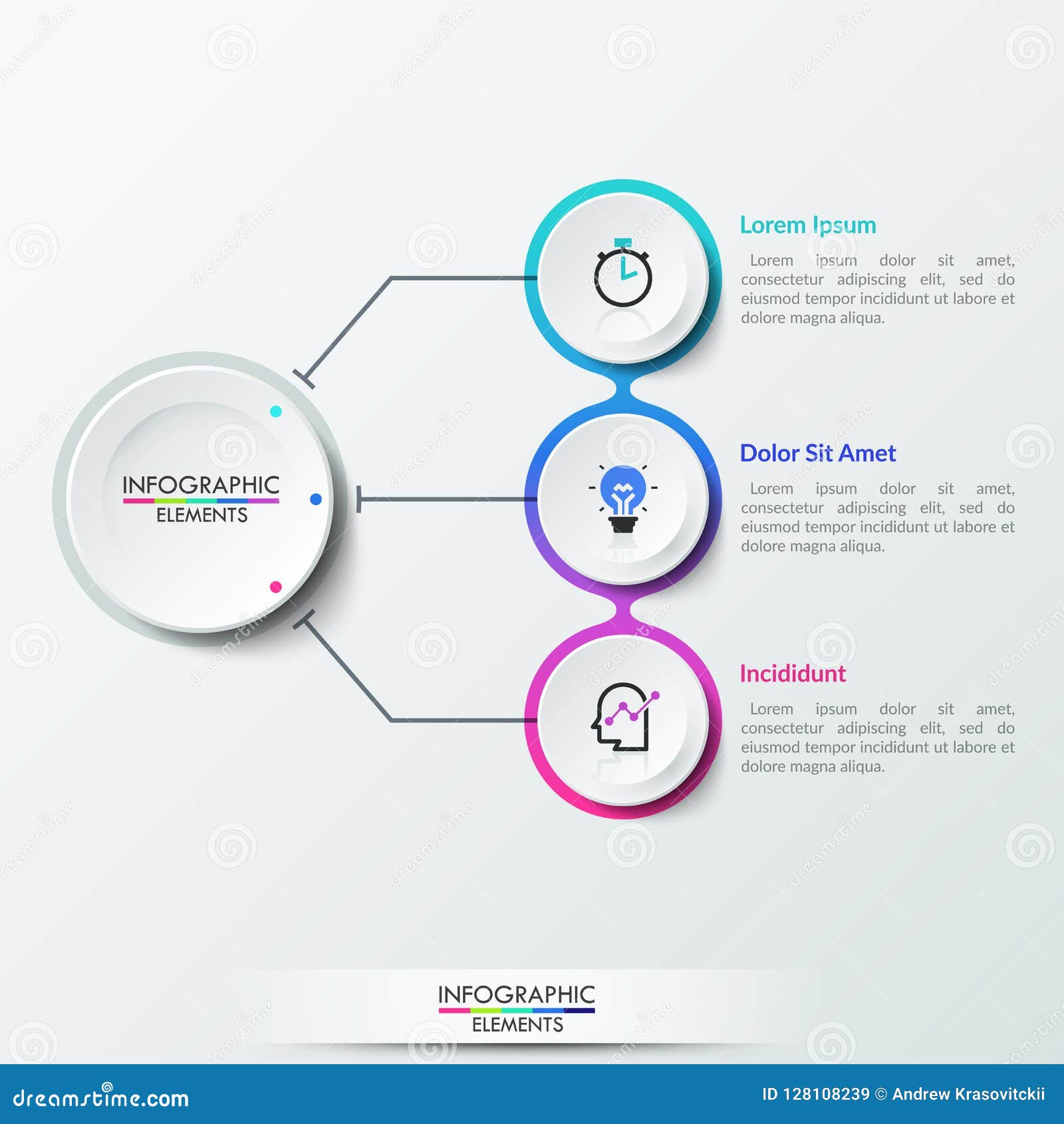 Modern Infographic Design Template Stock Vector - Illustration of ...