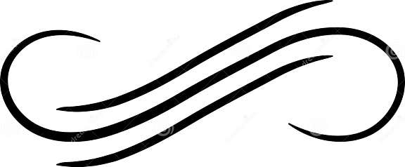 Three Parallel Curved Lines are Creating an Infinity Symbol ...