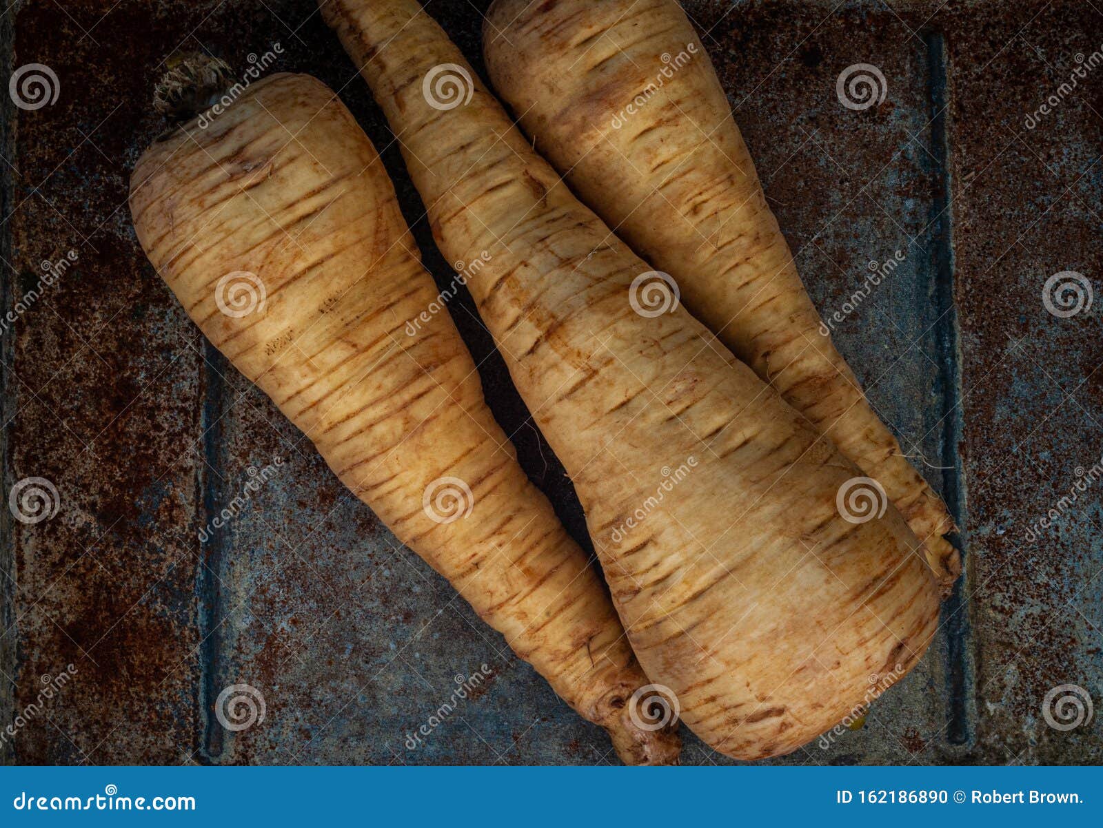 Parsnips on Metal Tray ,top View Stock Photo - Image of food, farming ...