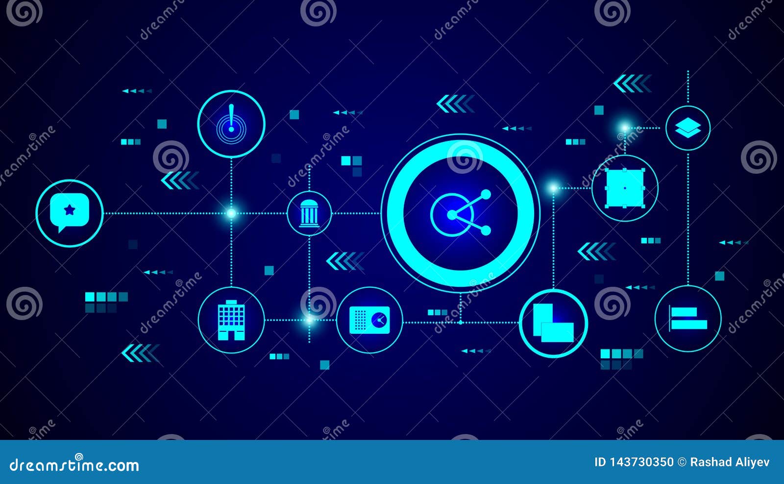 Three Parts One Options Circular Icon. from Web Set Stock Illustration ...