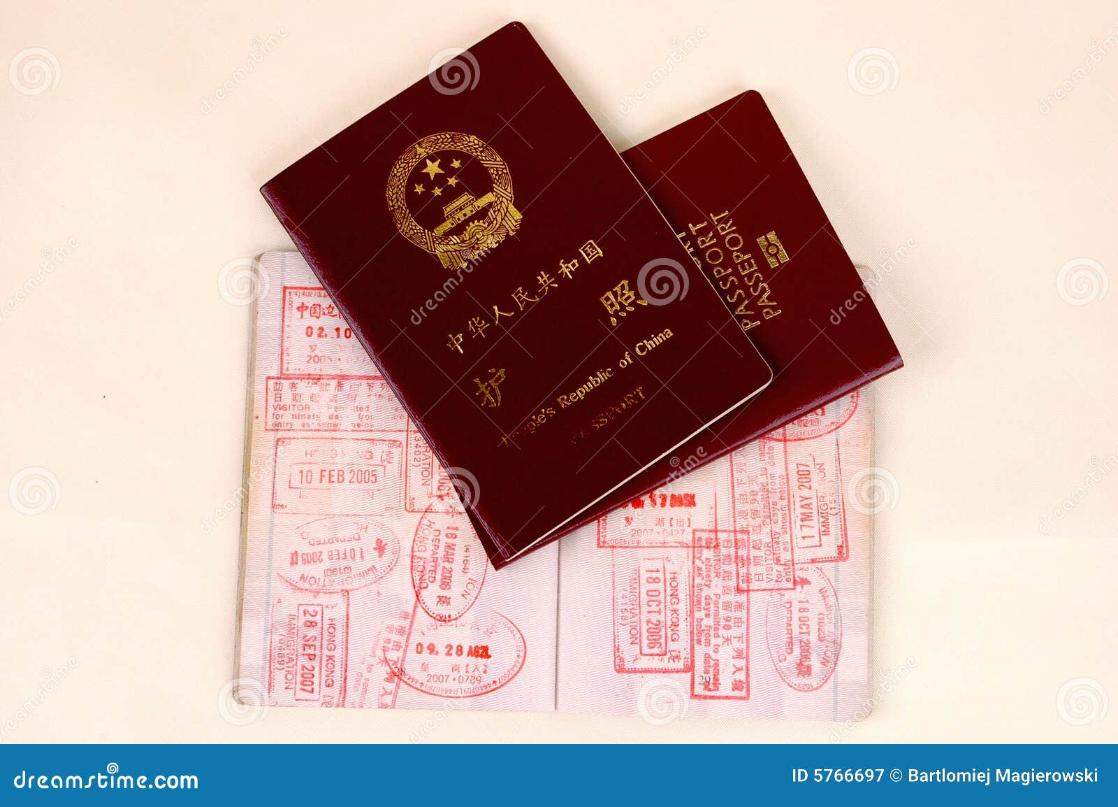 Three Passports Picture. Image: 5766697