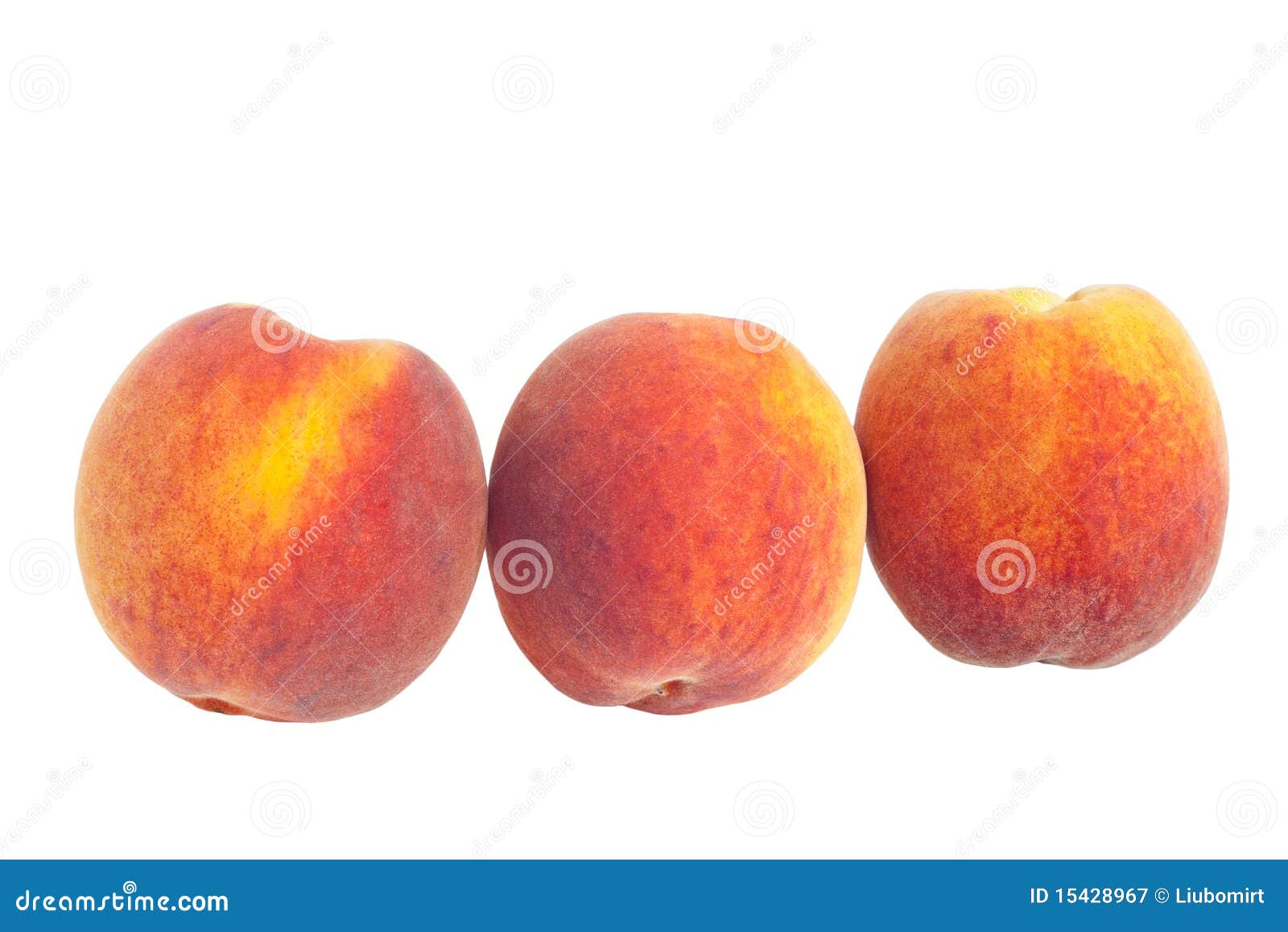 Three peaches stock image. Image of food, horizontal - 15428967