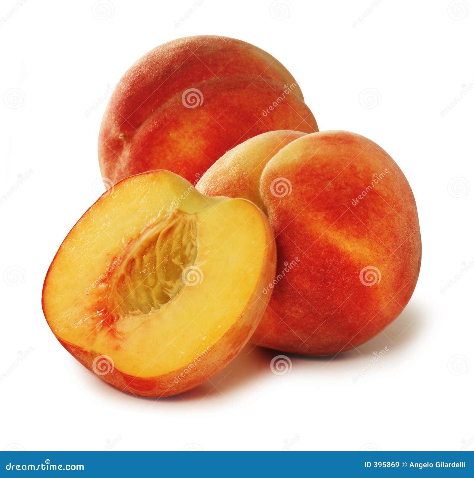 Three Peaches With Mold Royalty-Free Stock Image | CartoonDealer.com ...