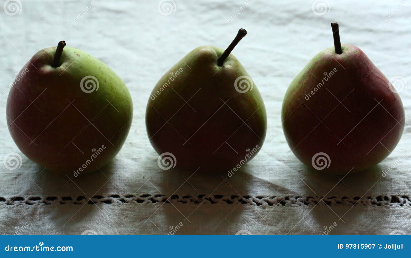 Three pears stock image. Image of cooking, square, good - 97815907