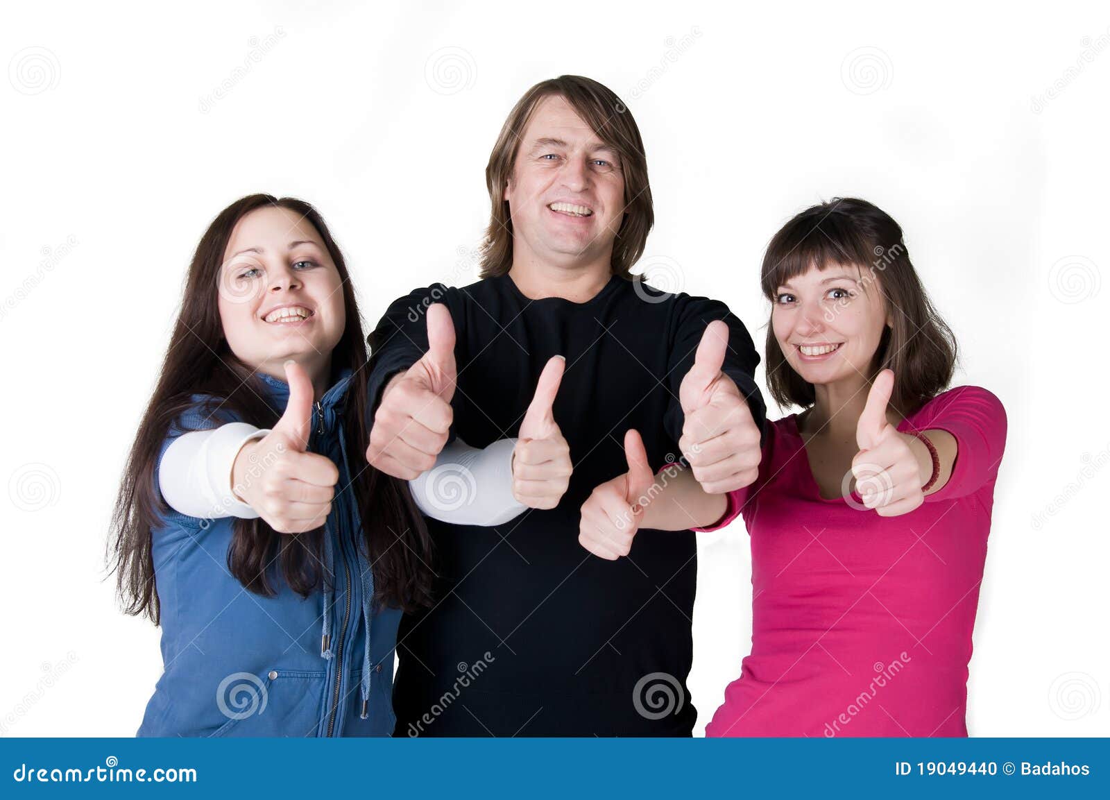 Three People Stock Photo - Image: 19049440