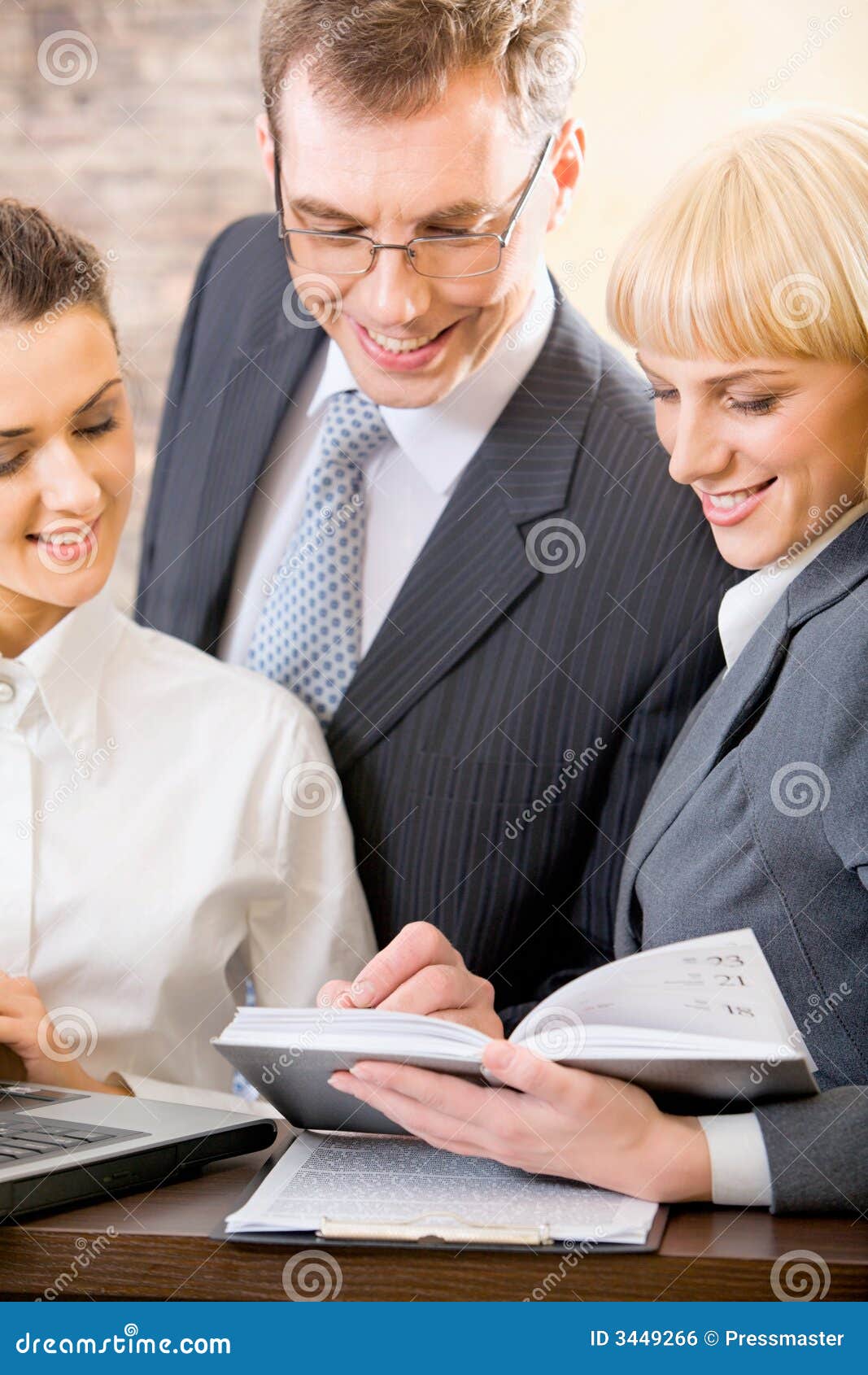 Three people stock photo. Image of adult, people, entrepreneurs - 3449266