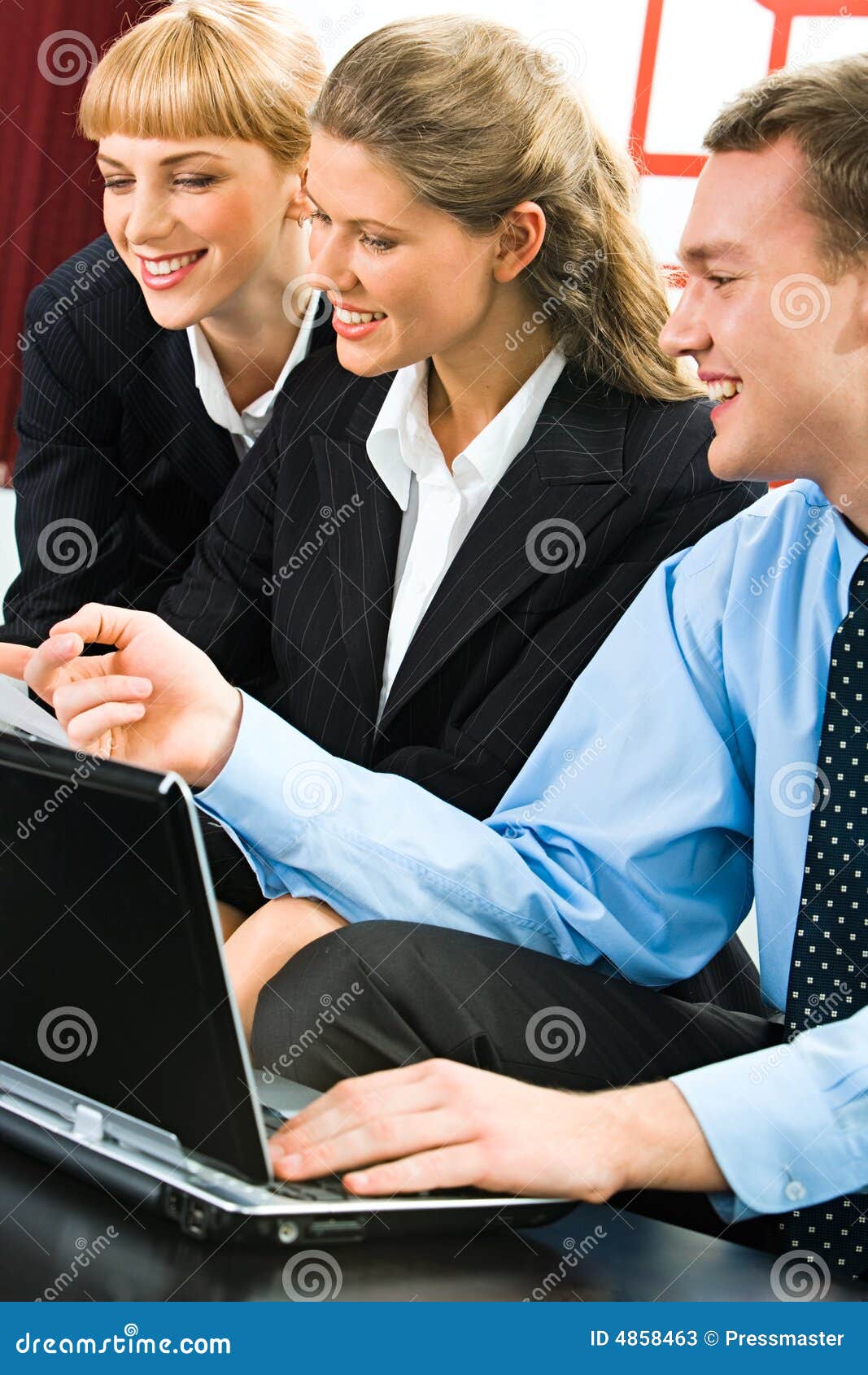 Three people stock image. Image of collar, entrepreneur - 4858463