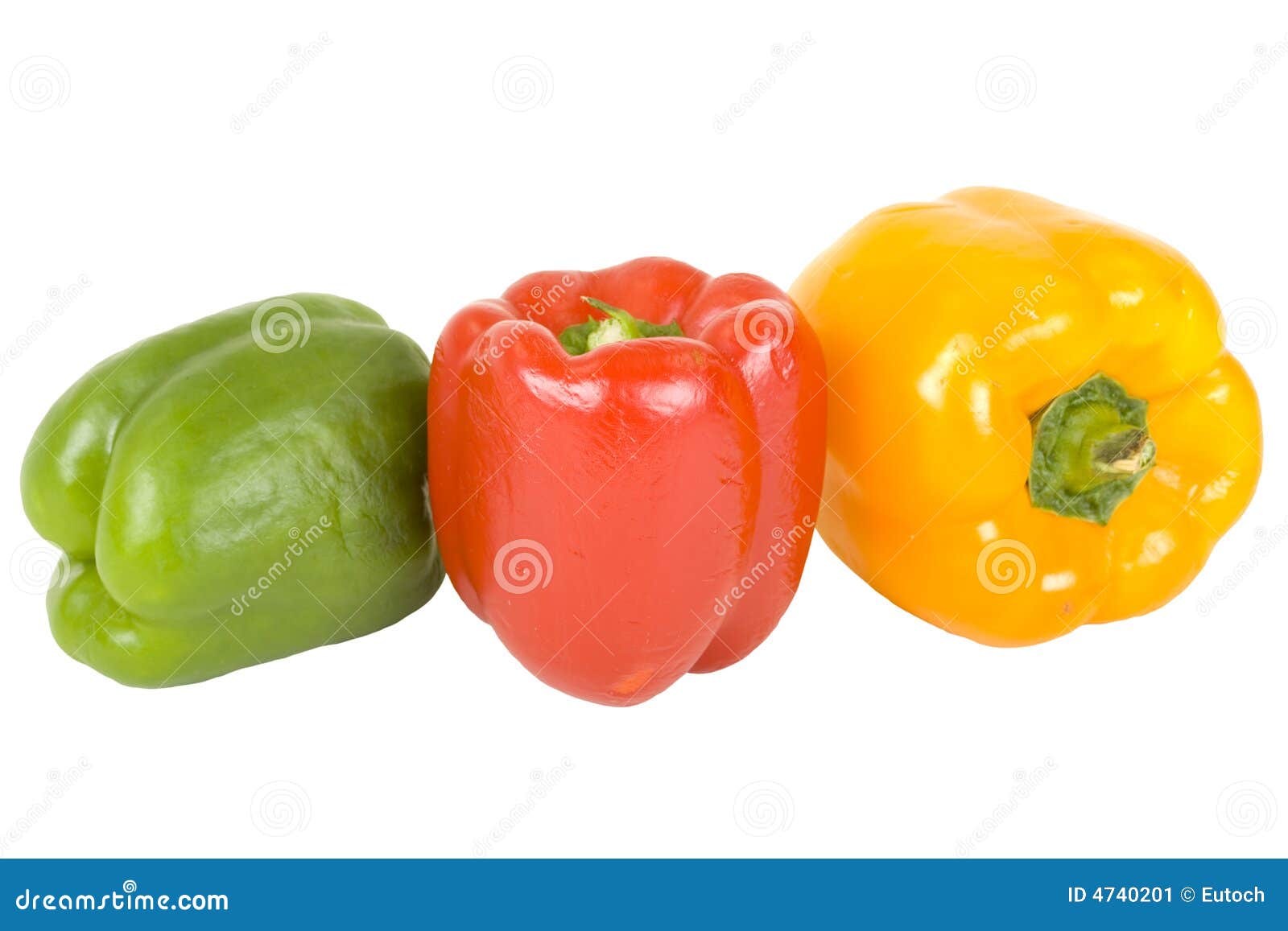 Three Peppers stock image. Image of nutrition, isolated - 4740201