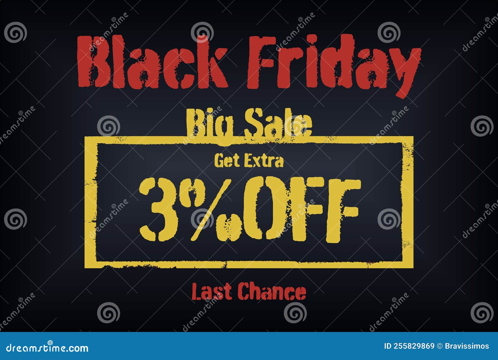 3 Three Percent Sale Frame Vector Grunge. Red Hot Stock Vector ...