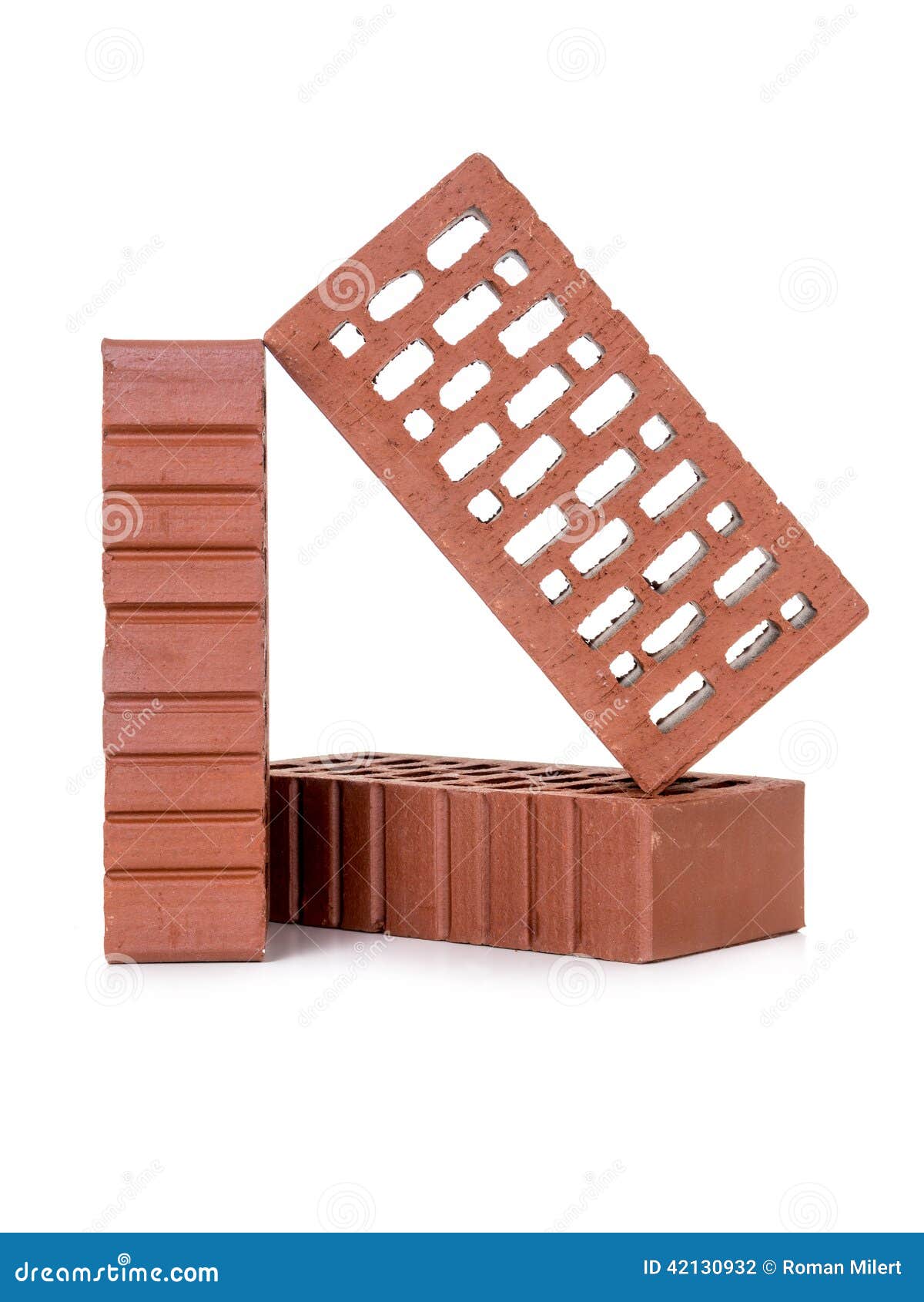 Three Perforated Bricks Royalty-Free Stock Photography | CartoonDealer ...