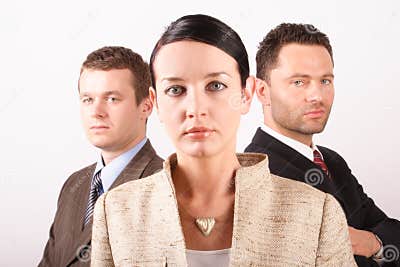 Three Persons Business Team 3 Stock Photo - Image of adviser, caucasian ...