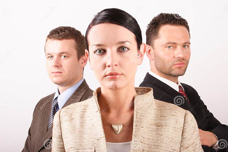 Three Persons Business Team 3 Stock Photo - Image of adviser, caucasian ...