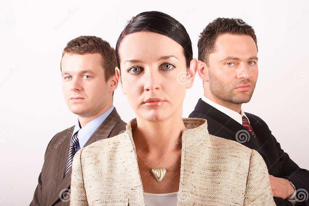 Three Persons Business Team 3 Stock Photo - Image of adviser, caucasian ...