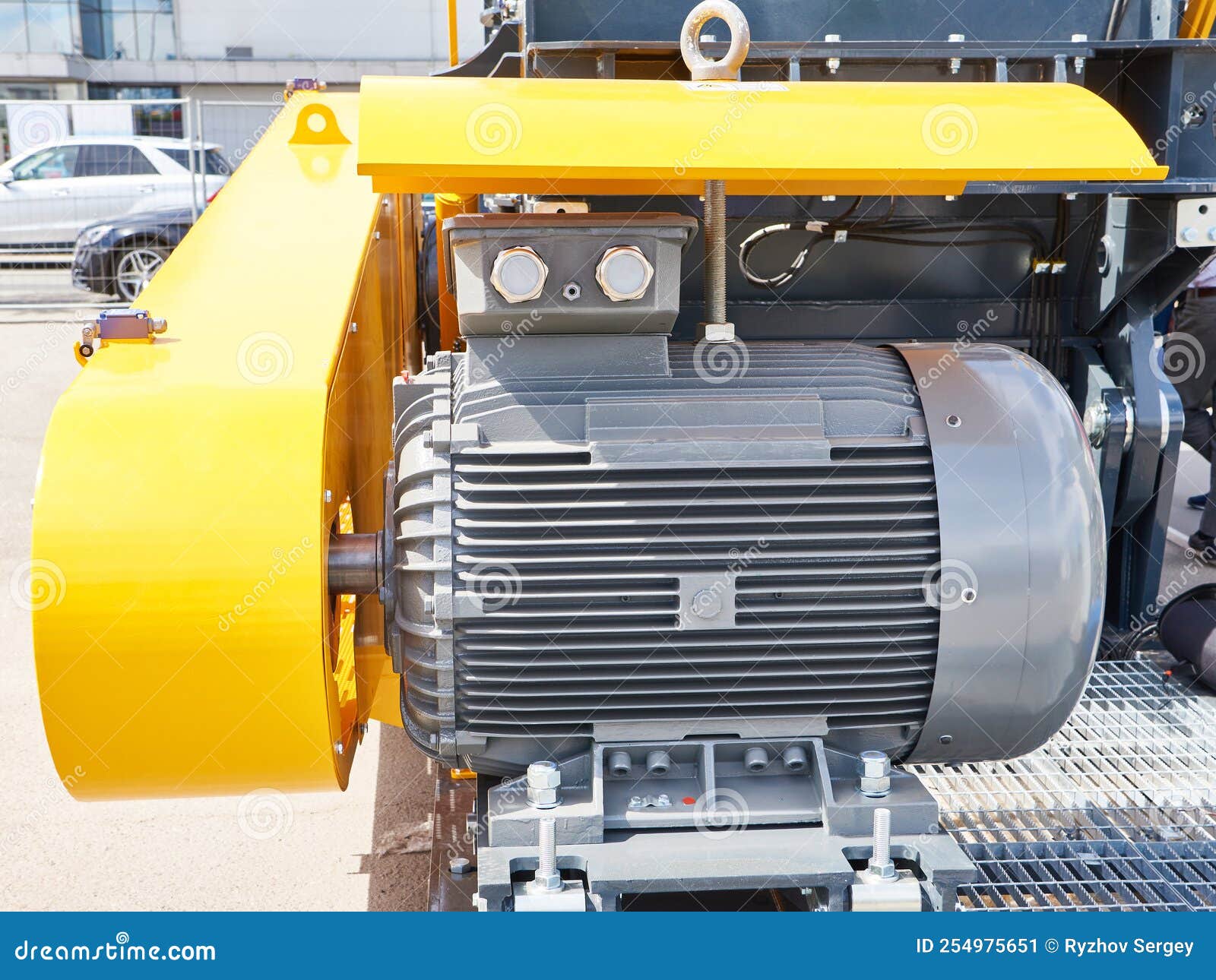 Three-phase Asynchronous Electric Motor Stock Image - Image of ...