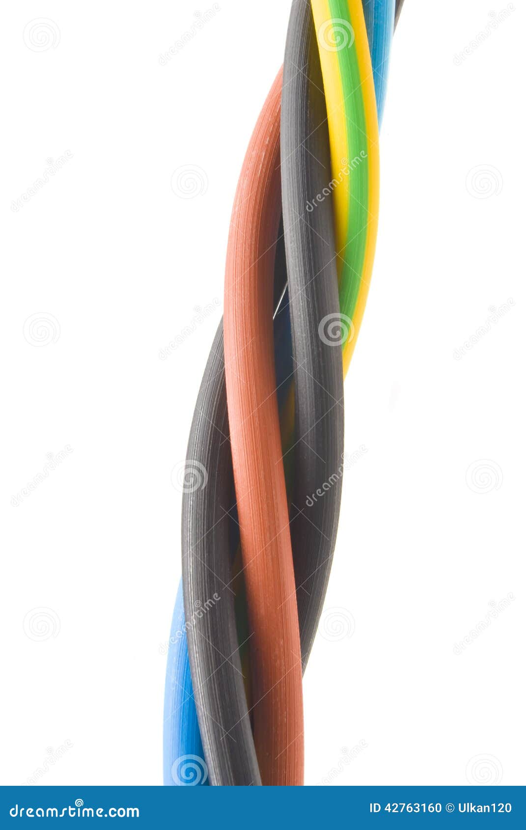 Three-phase electric cable stock photo. Image of tradesman - 42763160