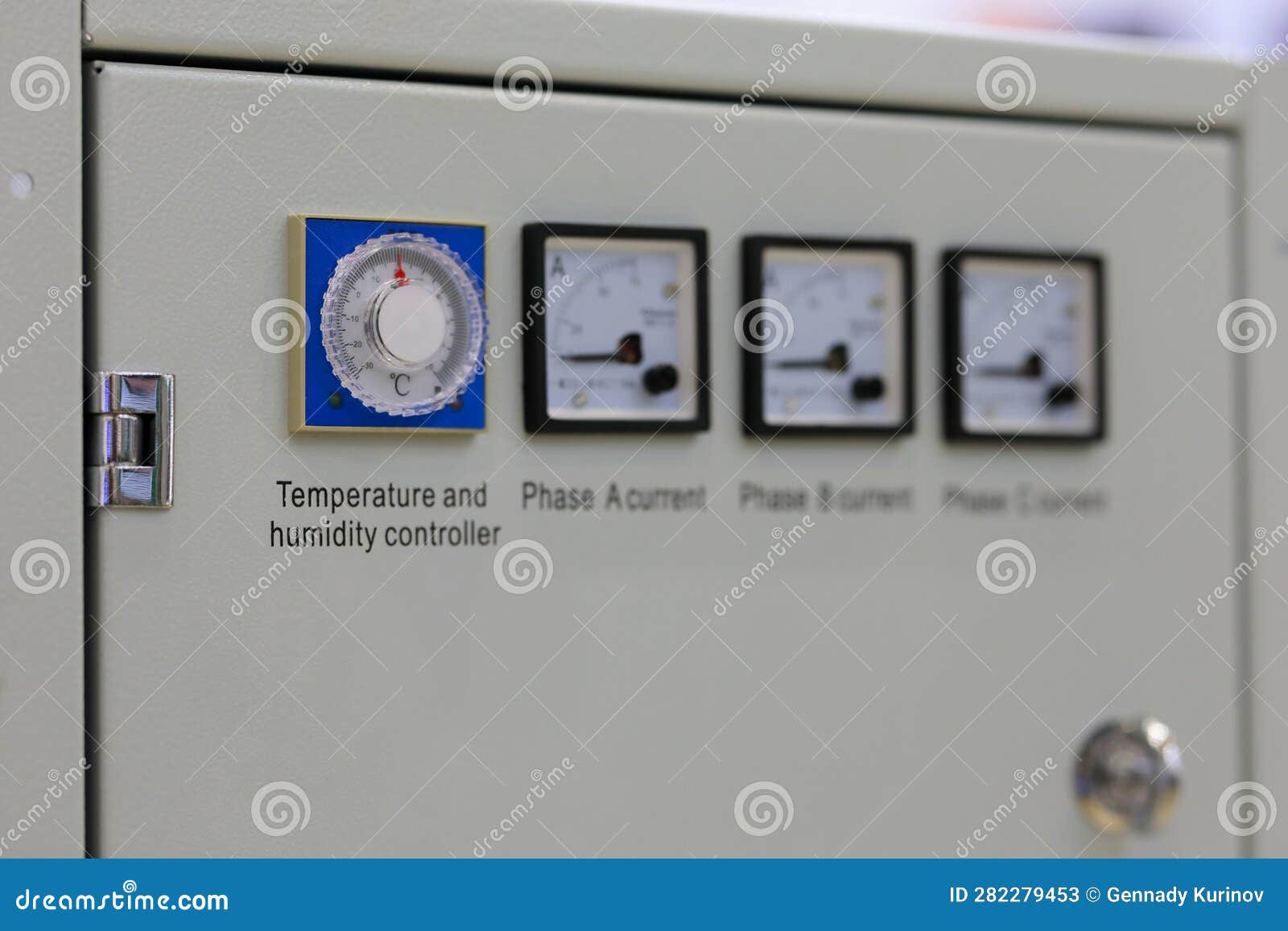 Three Phase Electric Power Distribution Enclosure Stock Image - Image ...