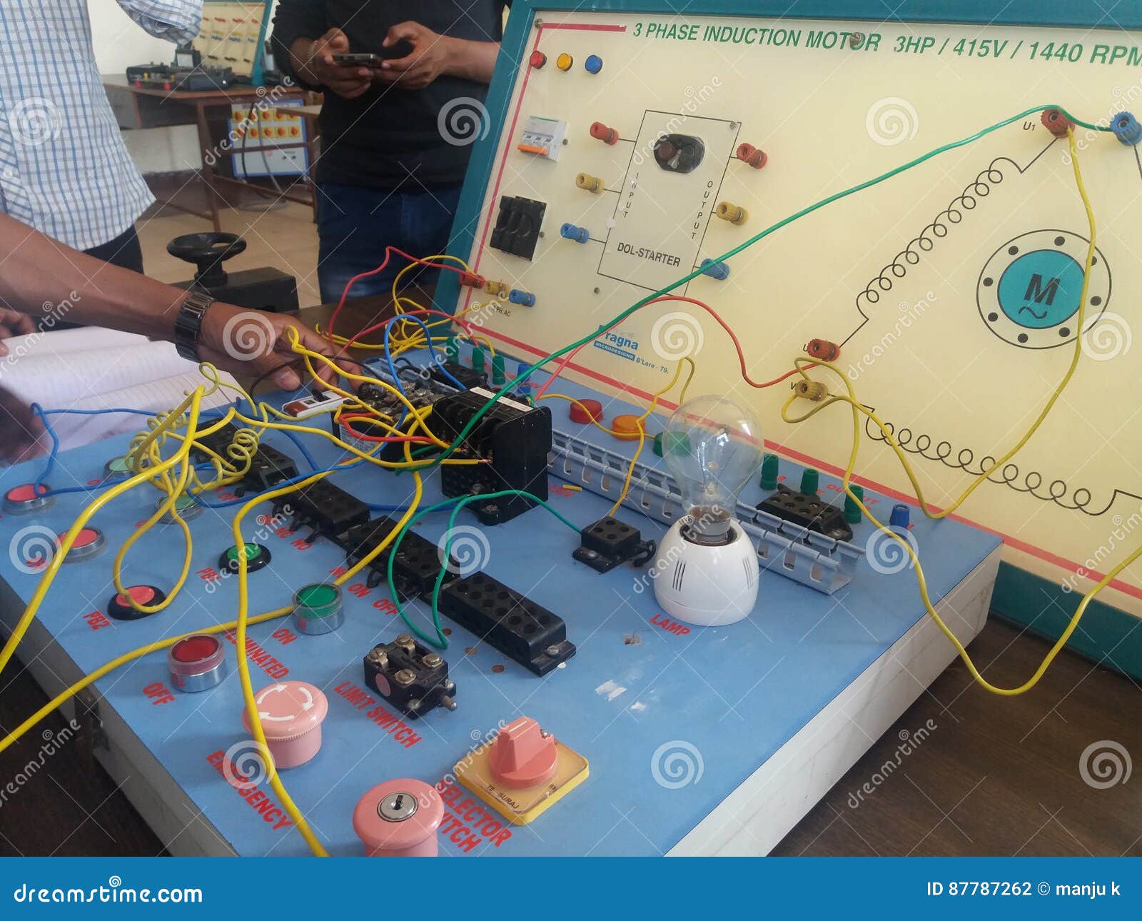 Three Phase Induction Motor Panel Editorial Photography - Image of ...