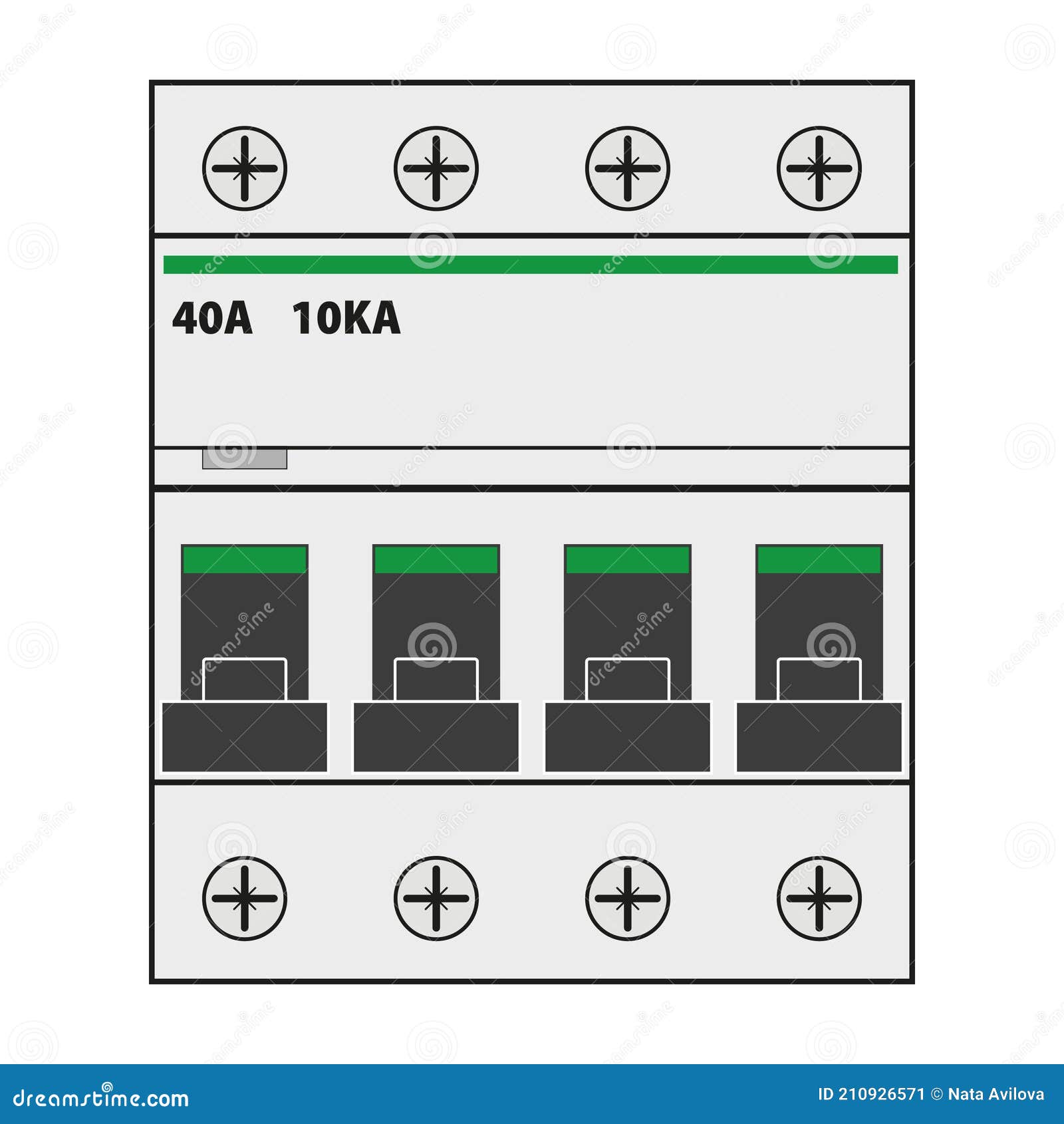 Three Phase Power Symbol Sign Isolate On White Background Vector ...