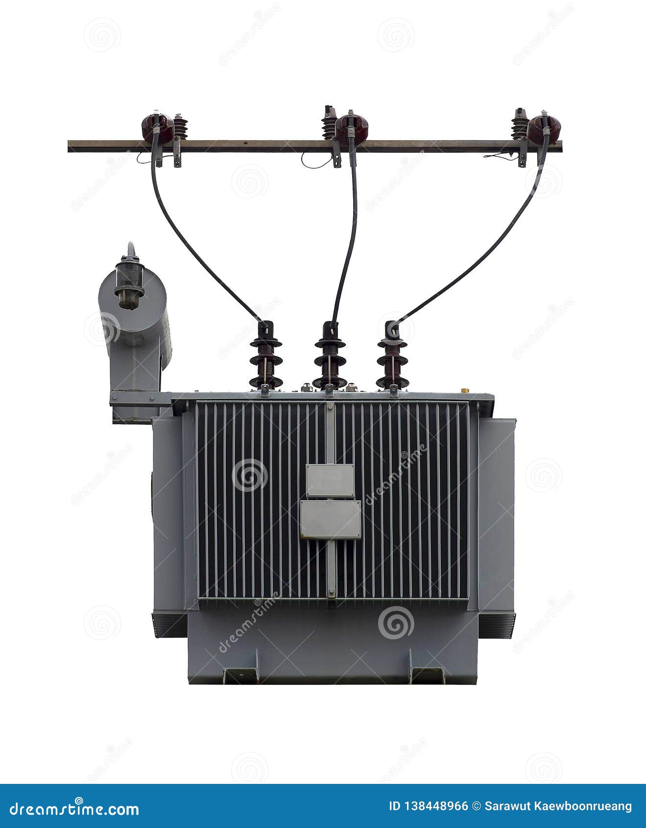 Three Phase Pole Mounted Corrugated Fin Hermetically Sealed Type Oil ...