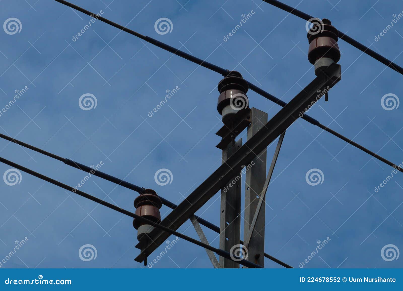 Three-phase Power Grid Construction System Stock Photo - Image of ...