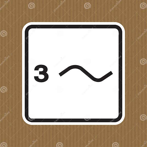 Three Phase Power Symbol Sign Isolate on White Background,Vector ...