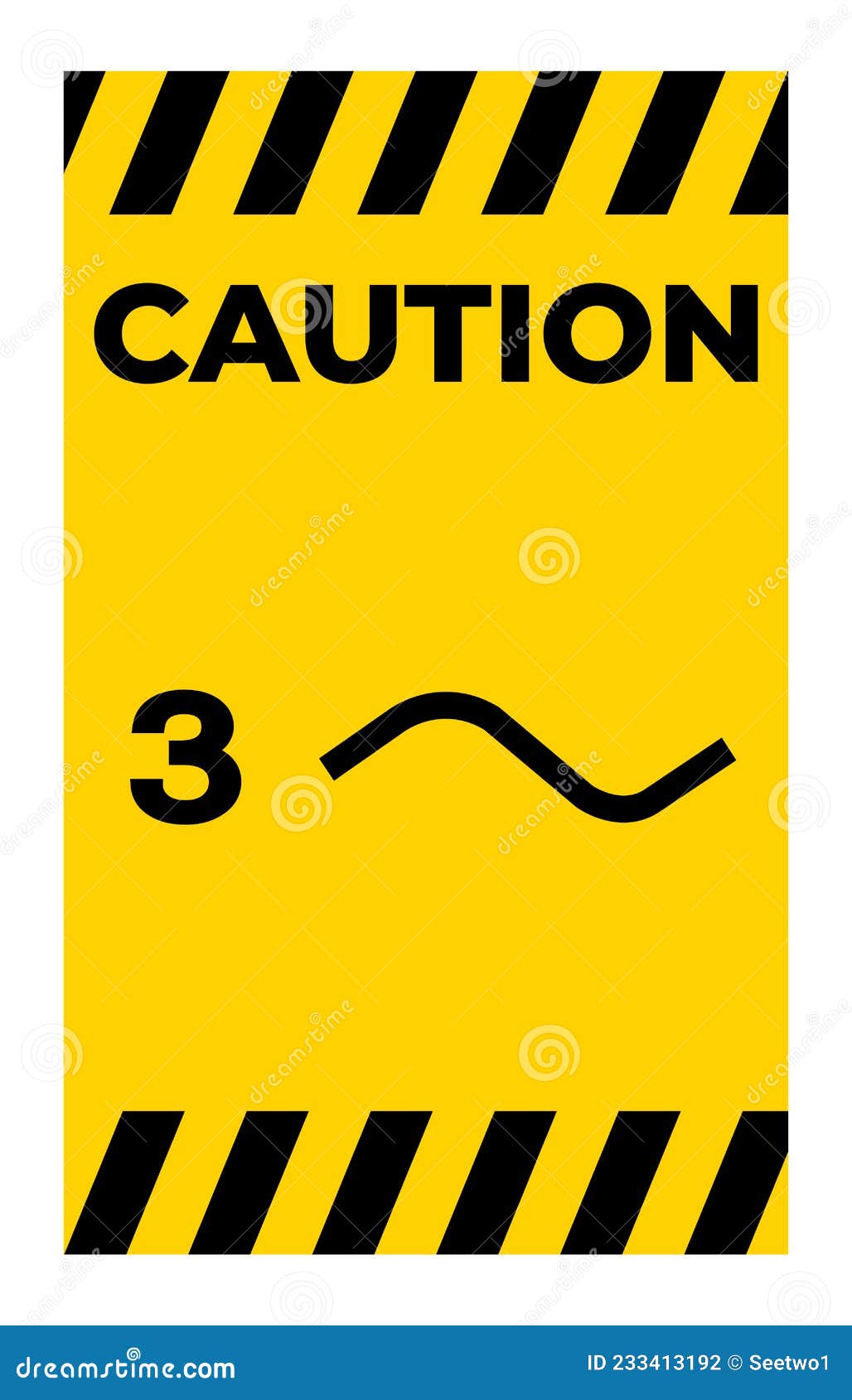 Three Phase Power Symbol Sign Isolate on White Background,Vector ...