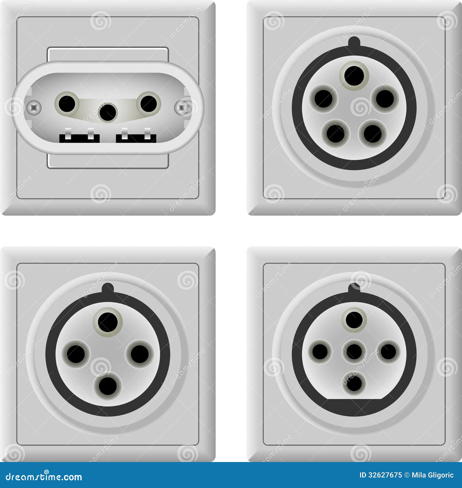 Three phase socket stock vector. Illustration of consumption - 32627675 Three phase socket stock vector. Illustration of consumption - 32627675