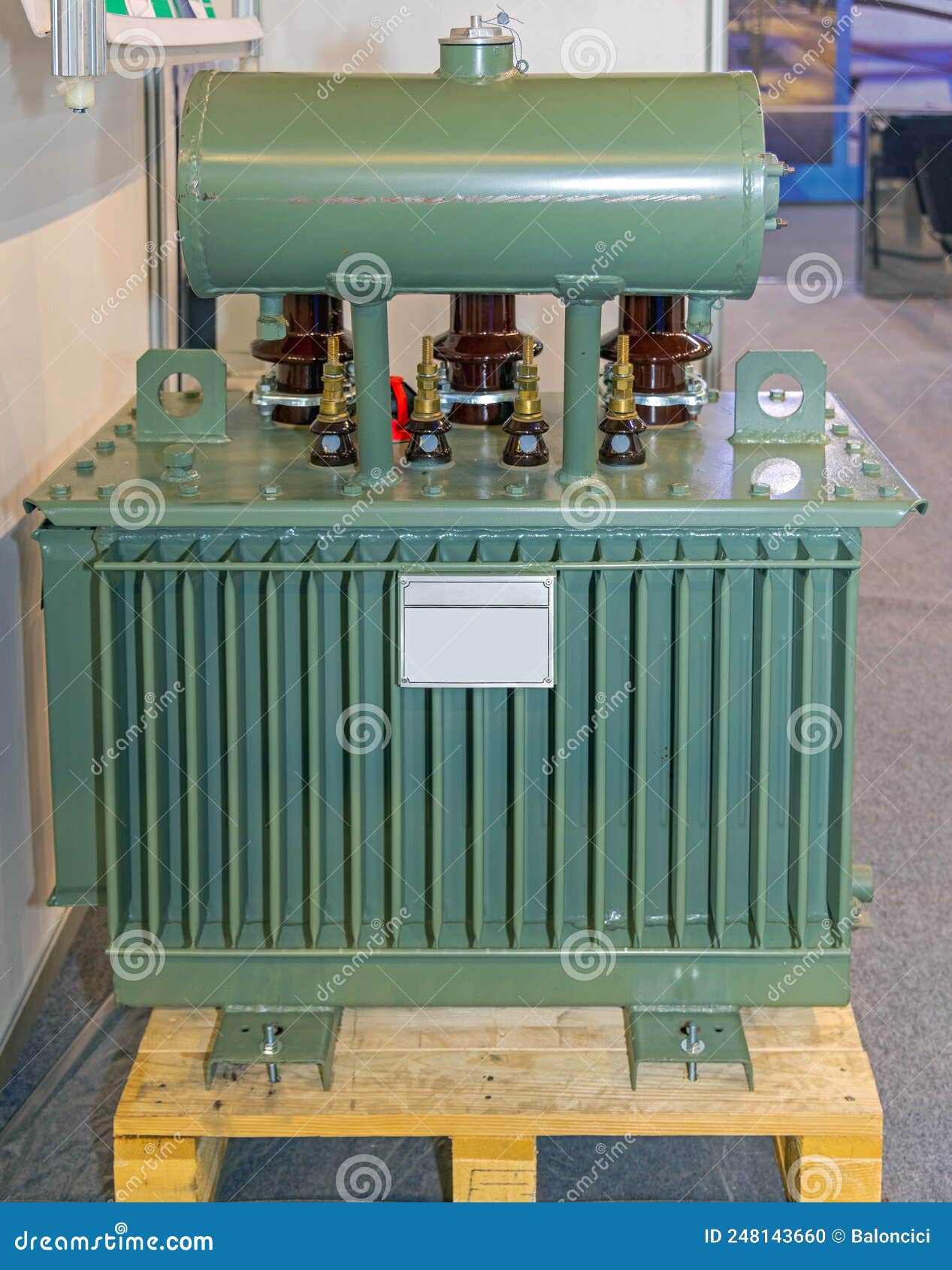 Three Phase Transformer stock photo. Image of structure - 248143660