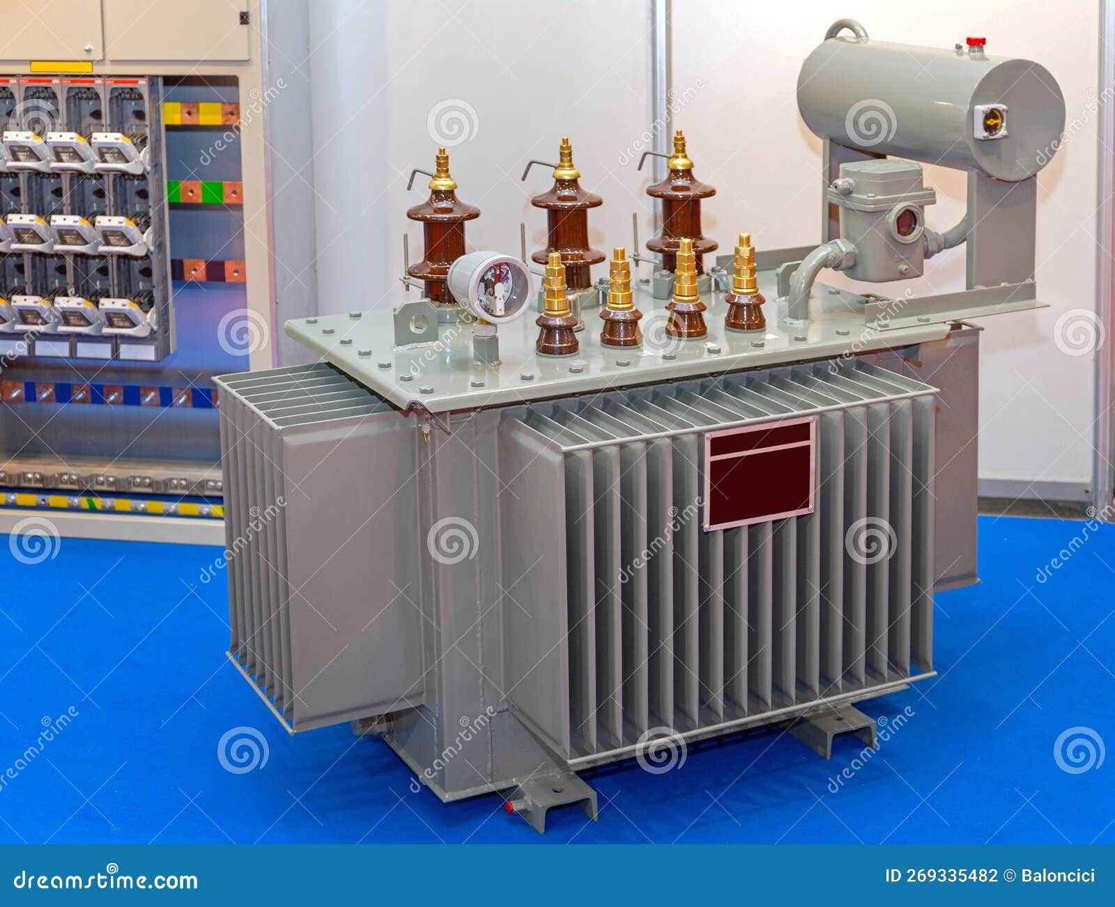 Three-phase Fuse In The ON Position And Surge Arrester Used To Protect ...