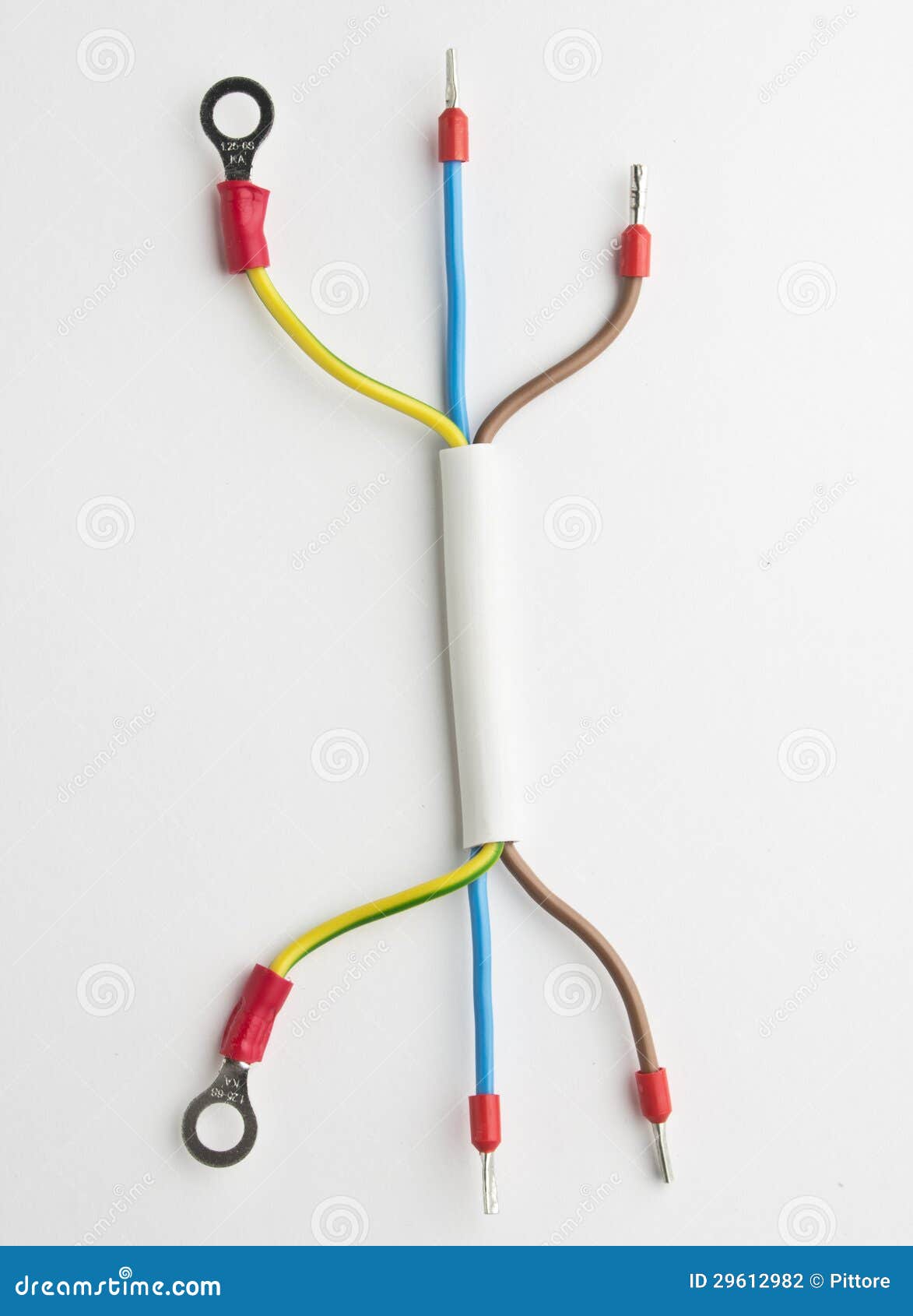 Three phase wire stock photo. Image of electrical, equipment - 29612982