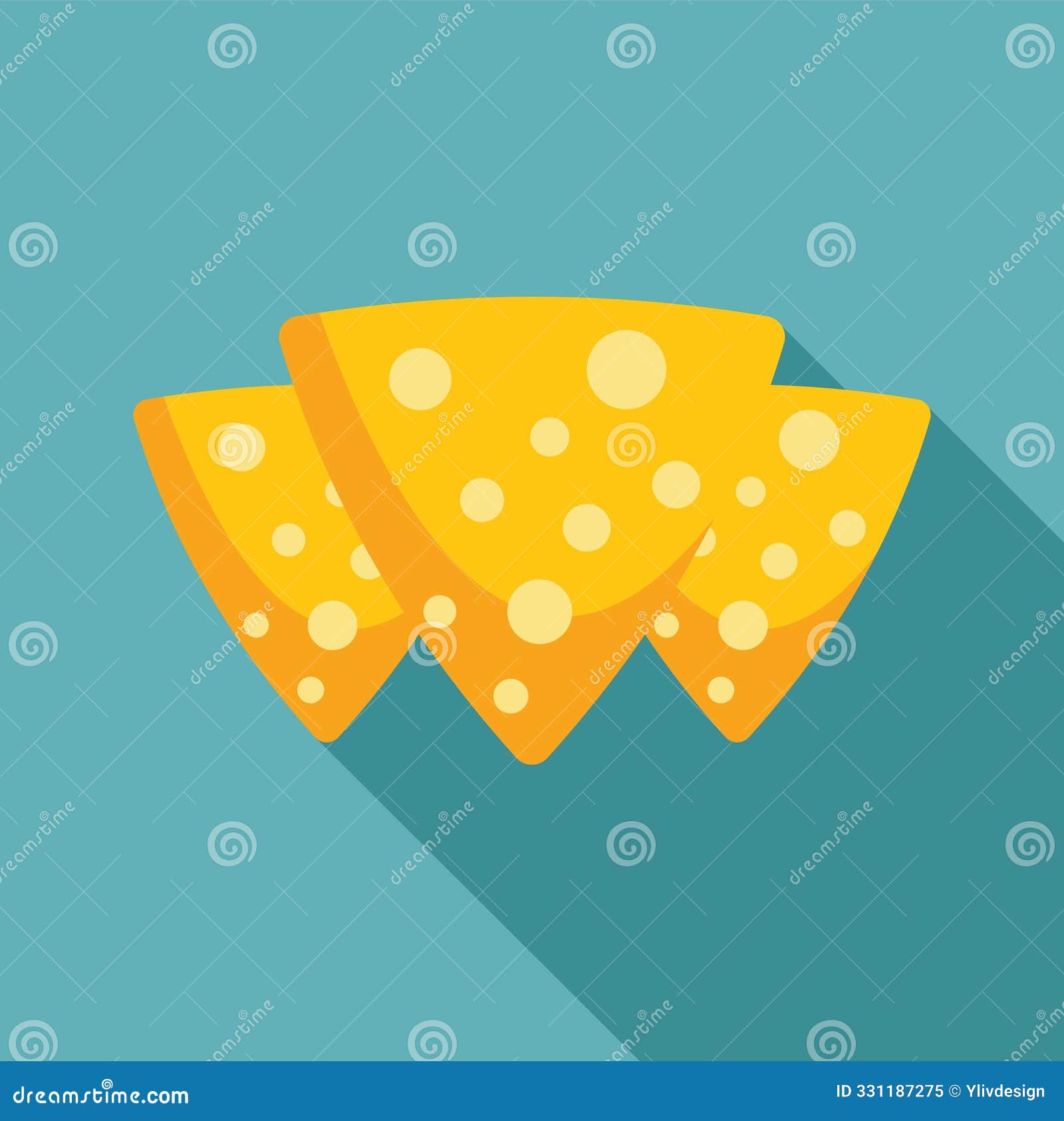 Crunchy Tortilla Chips Forming a Triangle on a Blue Background Stock ...