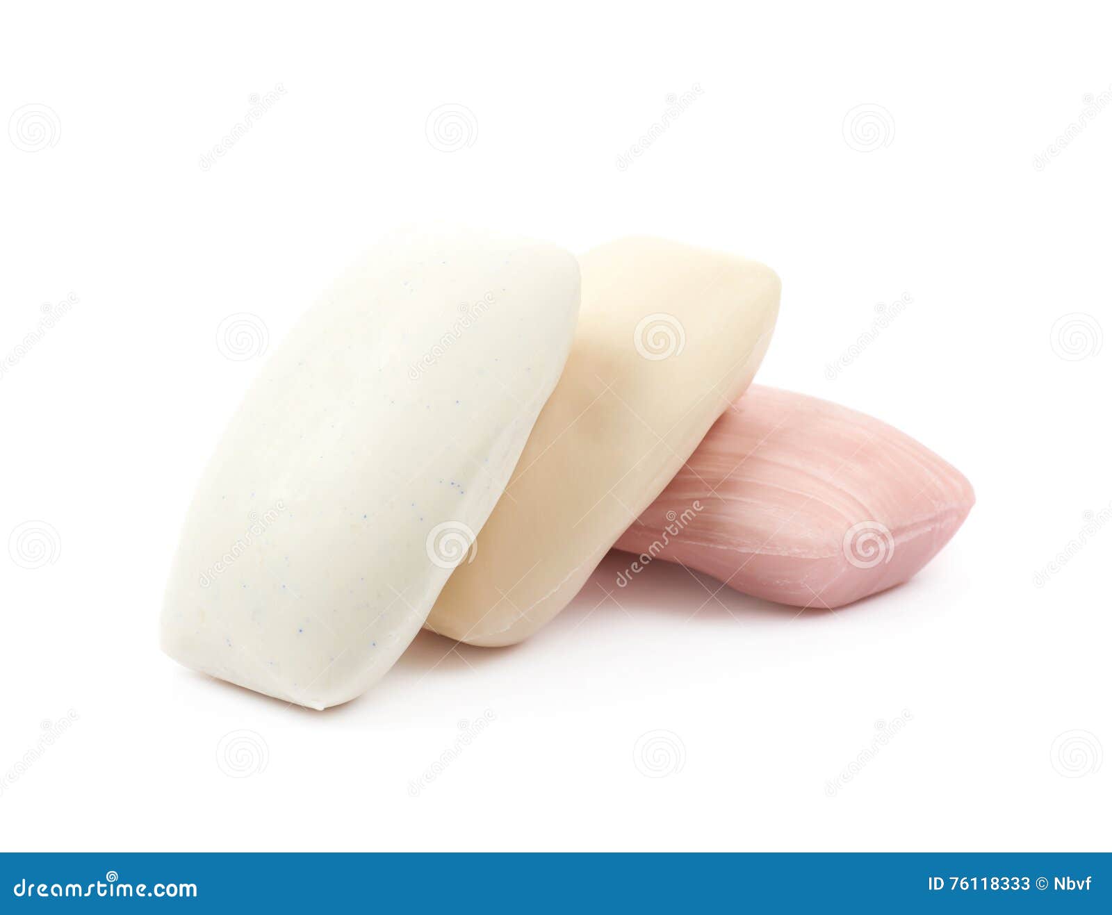 Three Pieces of Soap Isolated Stock Image - Image of perfume, glycerin ...